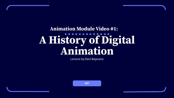 TCOM LECTURES - ANIMATION | Genially