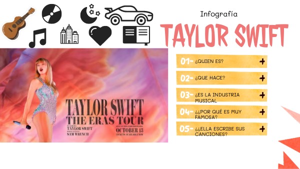 Infografía Taylor Swift | Genially