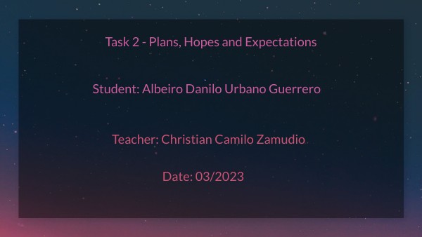 PRESENTACIÓN Task - 2