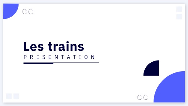 Diaporama sur les train | Genially