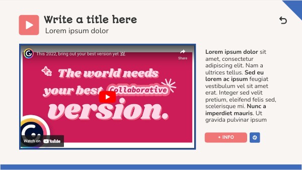 VIDEO GALLERY | Genially