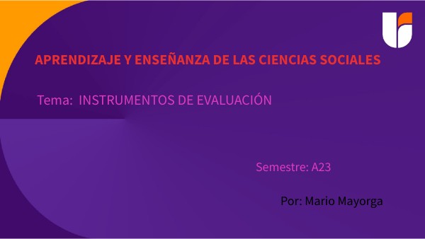 AECS 7 INST EVALUAC | Genially