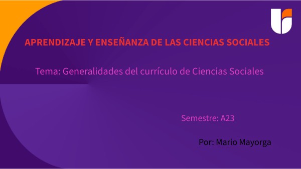 AECS 2 Generalidades currículo | Genially