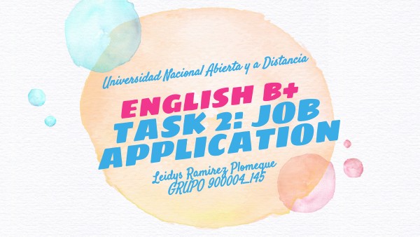 Task 2 - English B+ - 145 | Genially