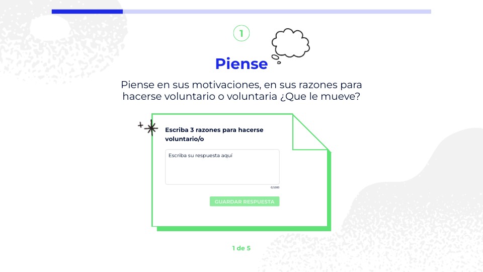 Pasos para ser voluntario | Genially