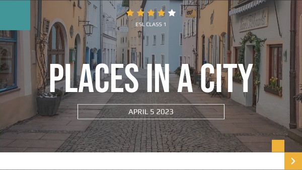 Places In Town | Genially