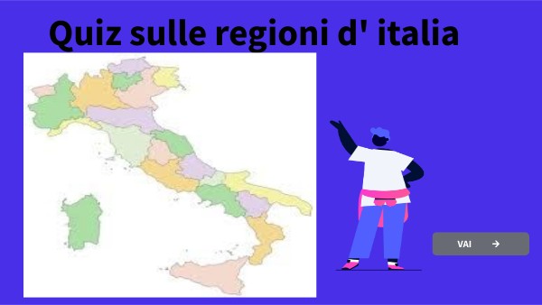 quiz sulle regioni d'italia