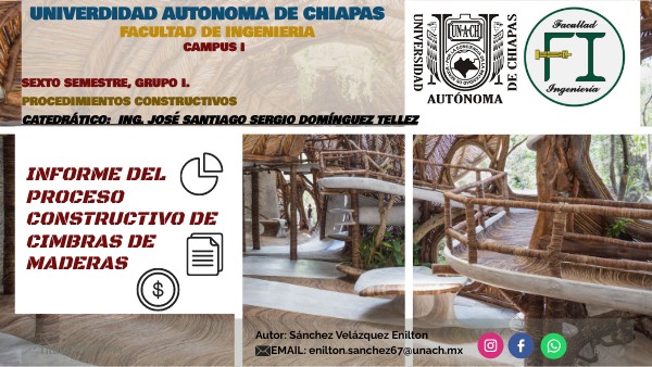 INFORME DEL PROCESO CONSTRUCTIVO DE CIMBRAS DE MADERAS