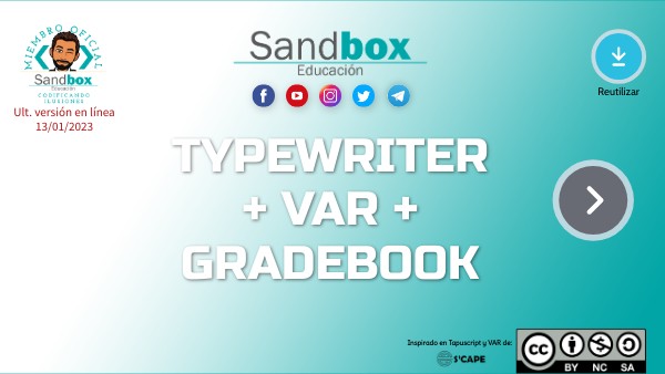 Typewriter Sandbox