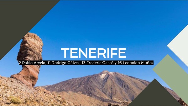 PRESENTACIÓN PROYECTO TENERIFE | Genially