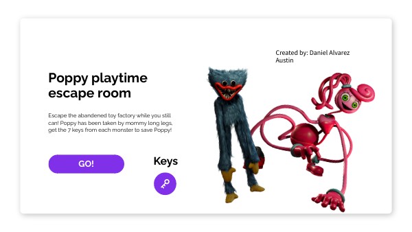 Poppy Playtime escape room | Genially