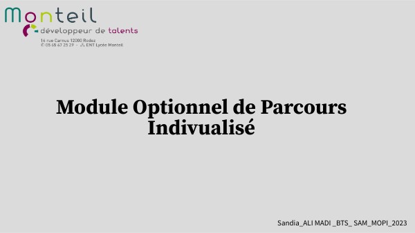 Présentation MOPI | Genially