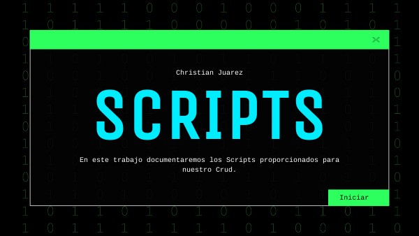 SCRIPTS CRUD