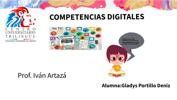 COMPETENCIAS DIGITALES "CLASIFICACION DE LOS ANIMALES"