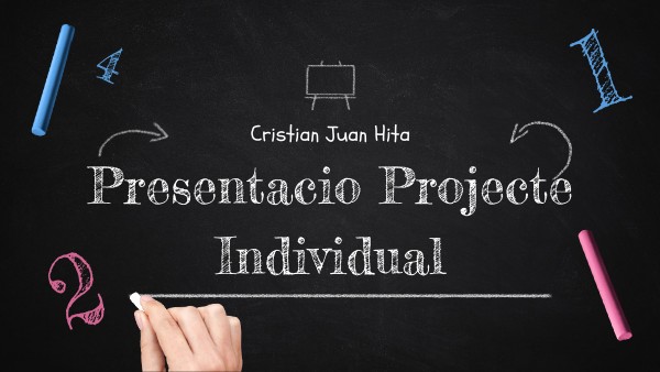 Presentacio Projecte Individual | Genially