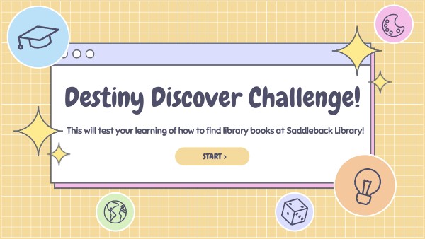 Destiny Discover Challenge! | Genially