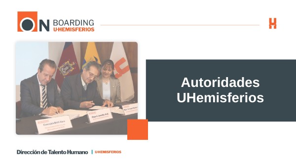 Autoridades UHemisferios