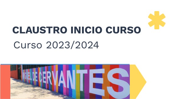 Claustro Inicio Curso | Genially