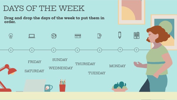 TIMELINE DAYS OF THE WEEK | Genially