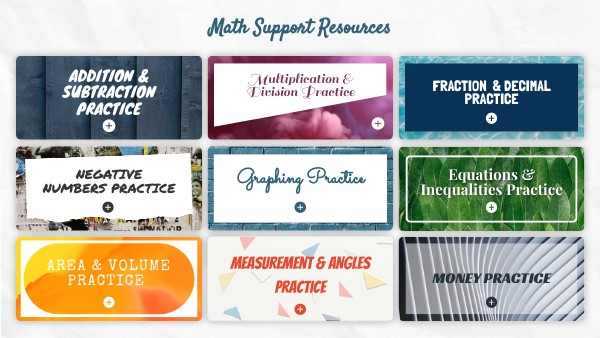 Math Support Resources