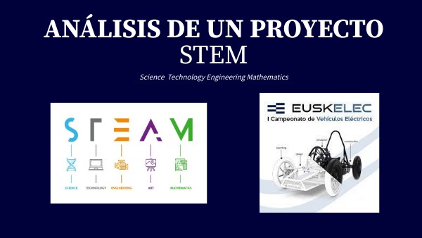 ANALISIS DE UN PROYECTO STEM