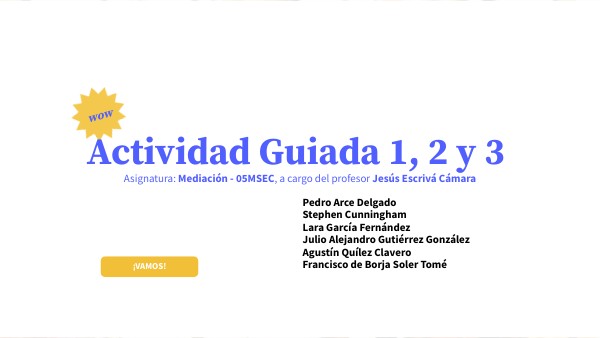 Actividad Guiada 1,2,3 - 05MSEC Mediación | Genially