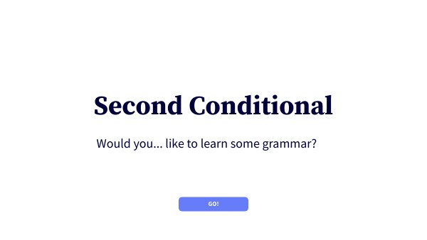 Second conditional B1