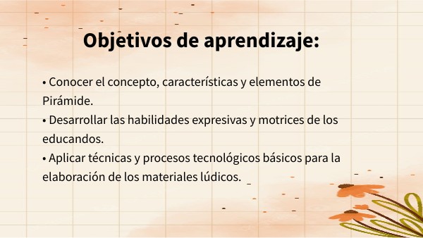 Objetivos de aprendizaje