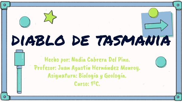 diablo de tasmania | Genially