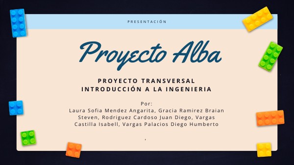 PRESENTACIÓN PROYECTO TRANSVERSAL GRUPO 02