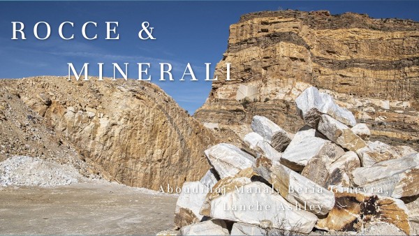 PRESENTAZIONE MINERALI E ROCCE