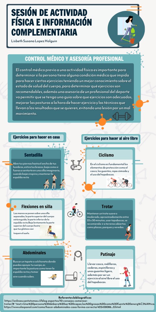 Sesión de actividad física e información complementaria | Genially