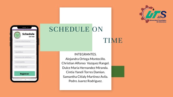 Schedule on Time | Genially