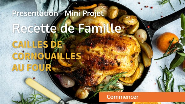 Recette de Famille - Mini Projet - Liz Levy