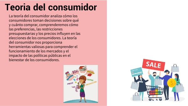 teoria del consumidor | Genially