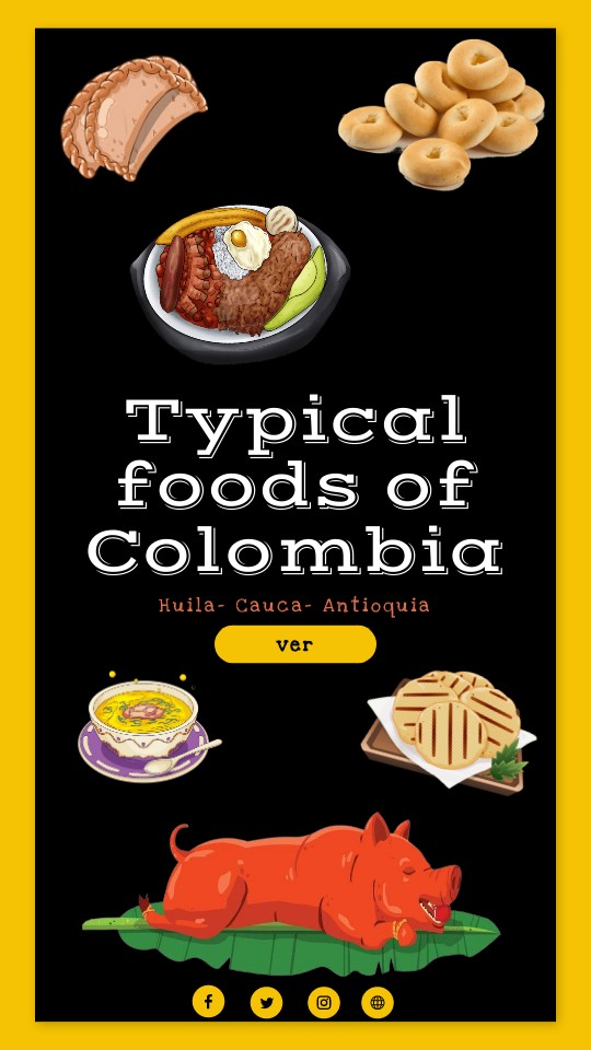 menú colombia | Genially