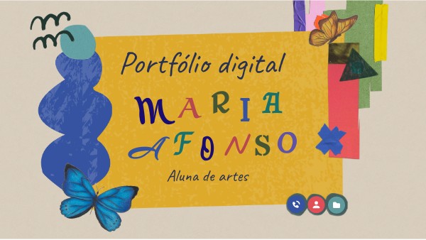 Portfólio digital- Maria Afonso | Genially