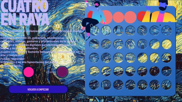 ¡JUGAMOS A CUATRO EN RAYA!