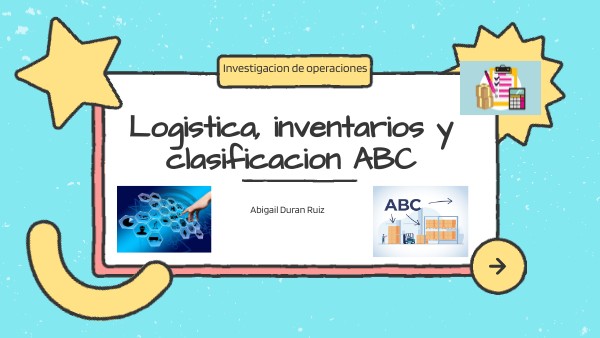 Logistica, inventarios y clasificacion ABC