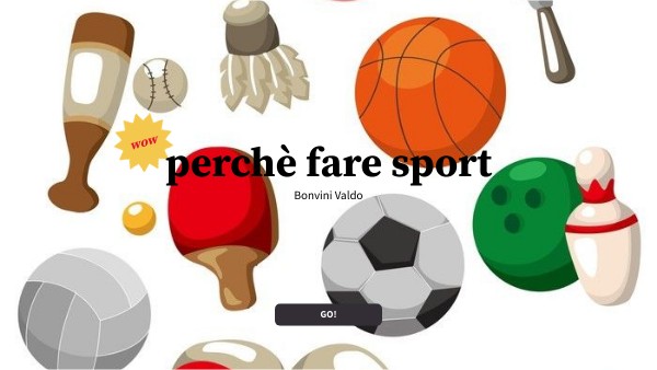 perche fare sport