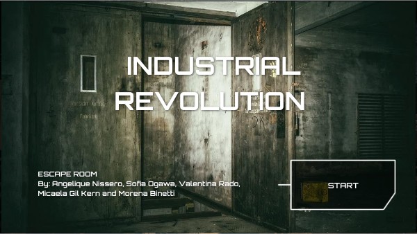 ESCAPE GAME INDUSTRIAL