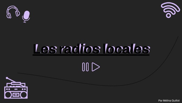 Présentation radio | Genially