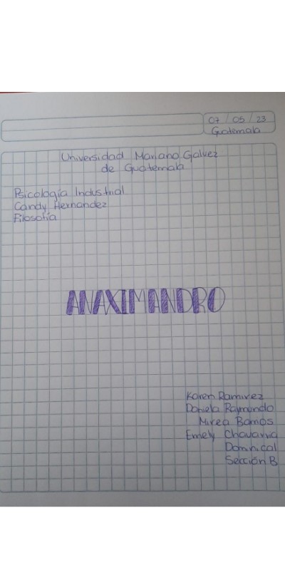 Infografía Anaximandro y la teoría de lo indeterminado | Genially