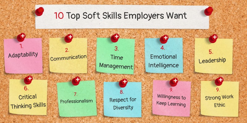 10 top soft skills employers want