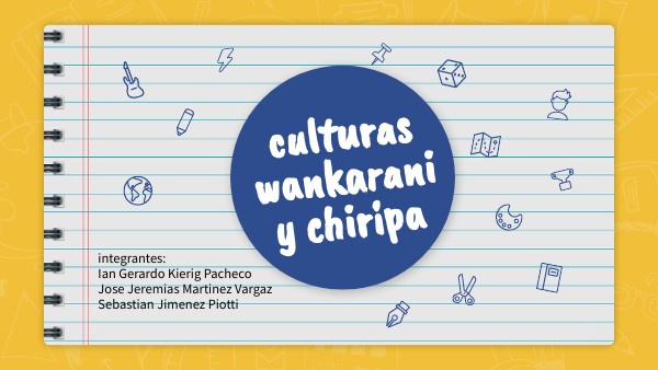 culturas wankarani y chiripa | Genially