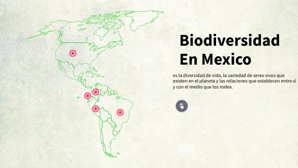 MAPA de biodiversidad en México