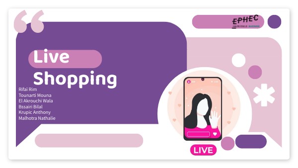 live shopping | Genially