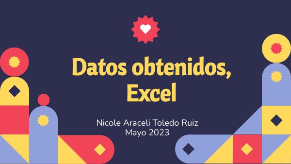 Datos obtenidos en Excel | Genially