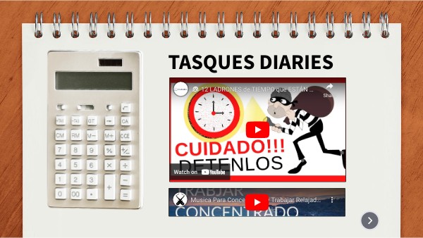 TASQUES DIARIES