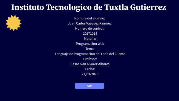 Lenguaje de Programación del Lado del Cliente